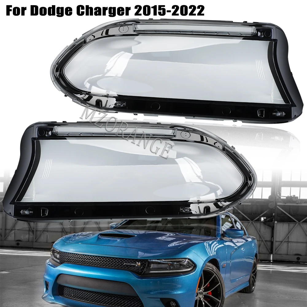 Headlight-Cover-For-Dodge-Charger-2015-2016-2017-2018-2019-2022-Car ...