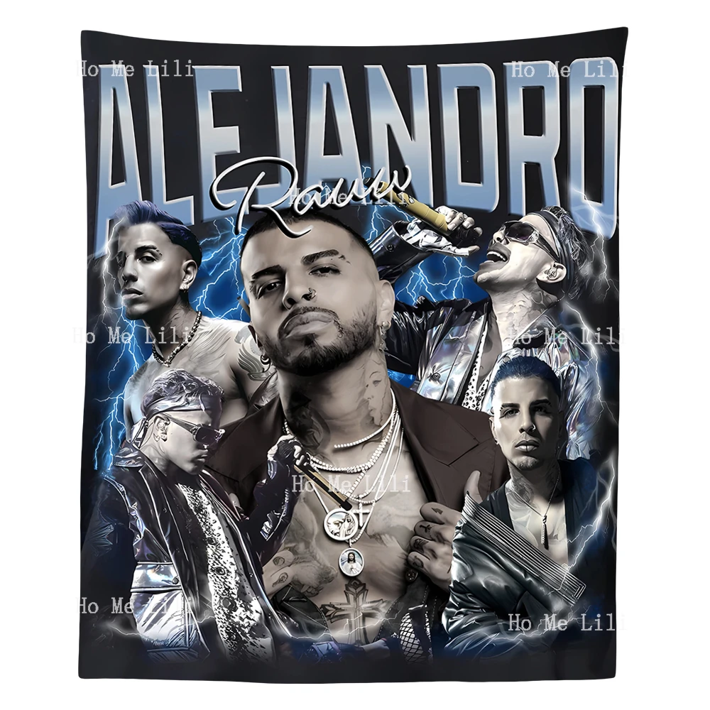 Retro-Rauw-Alejandro-Vintage-90s-Saturno-Reggaeton-Tapiz-Colgante-de ...