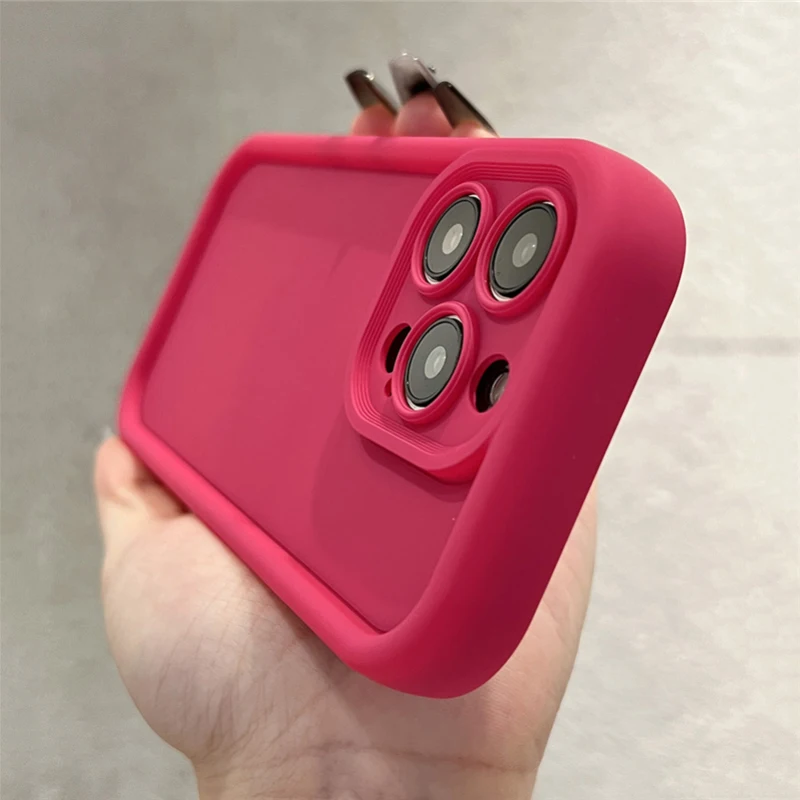 Candy-Color-Soft-Silicone-Phone-Case-For-iPhone-15-11-12-13-14-Pro-Max ...