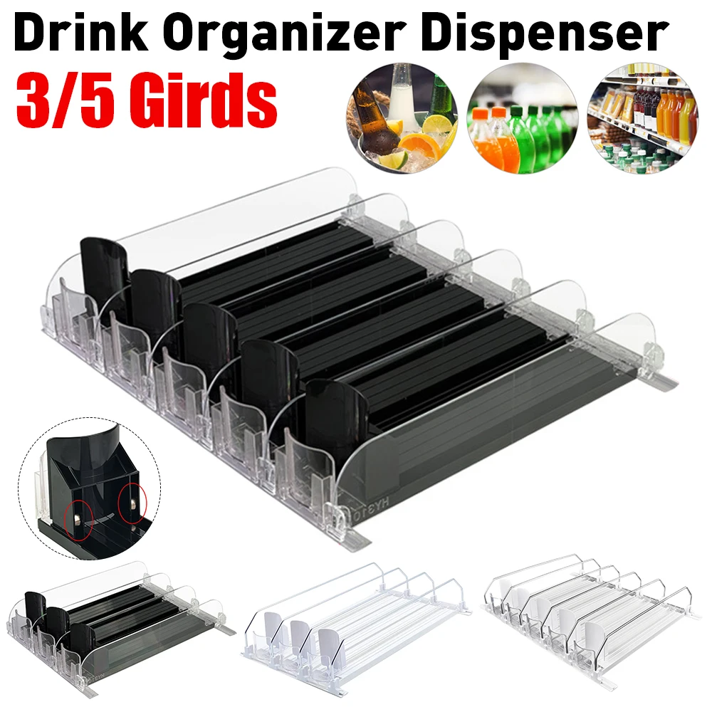 Canned-Beverage-Push-Rack-Drink-Organizer-Dispenser-Spring-Push ...