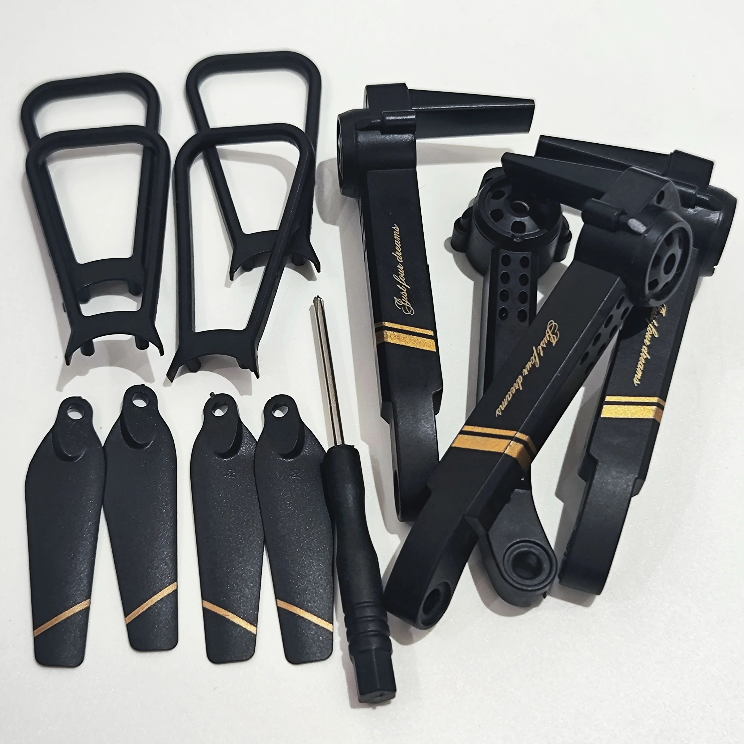 4DRC 4D-V4 Mini Drone Accessories Package Protecting Frames Blade ...