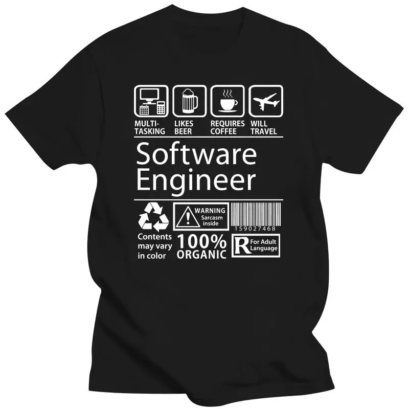 Camiseta-de-programaci-n-de-ingeniero-de-Software-para-hombres-Camisa ...