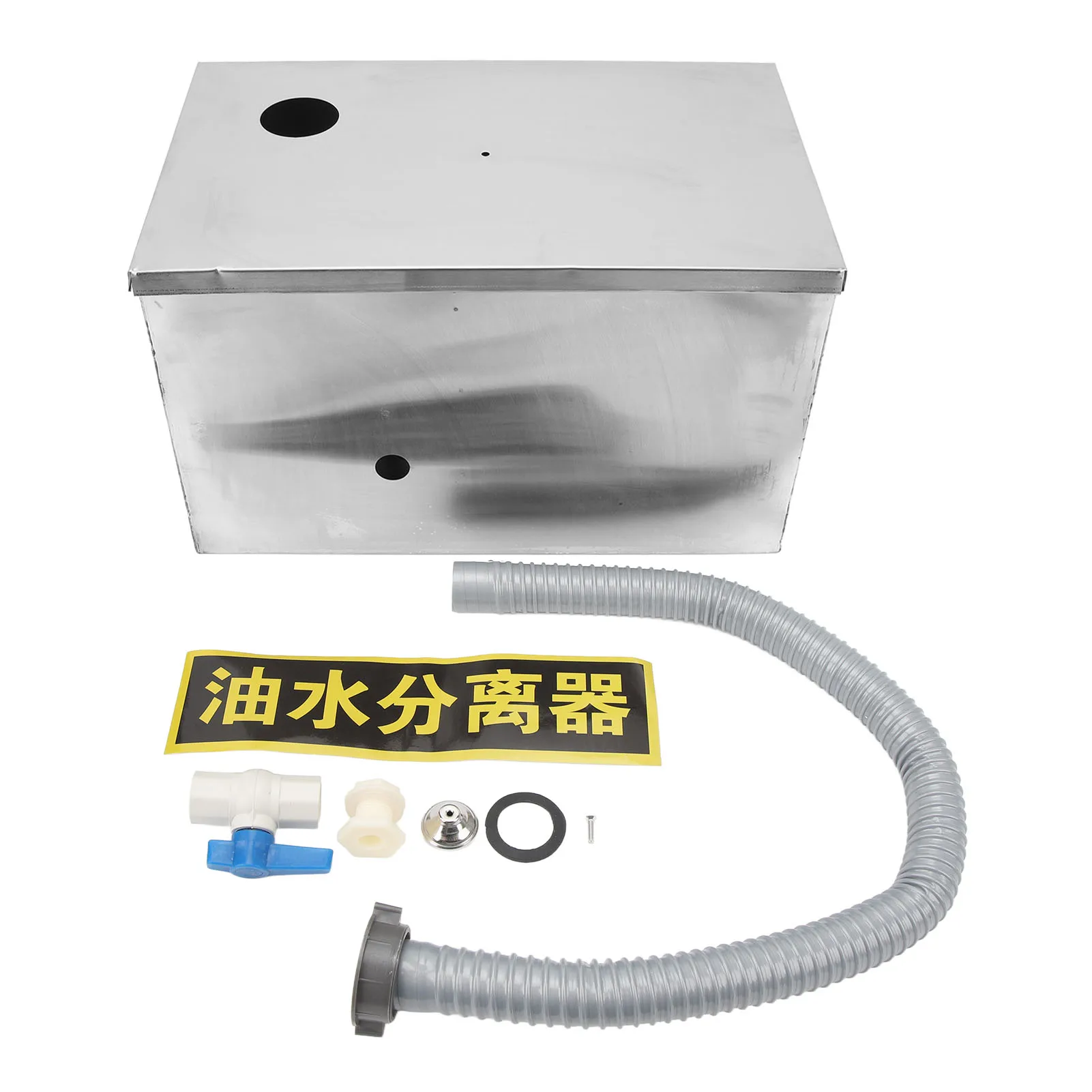 Kitchen-Grease-Trap-Large-Capacity-Waste-Interceptor-Stainless-Steel ...