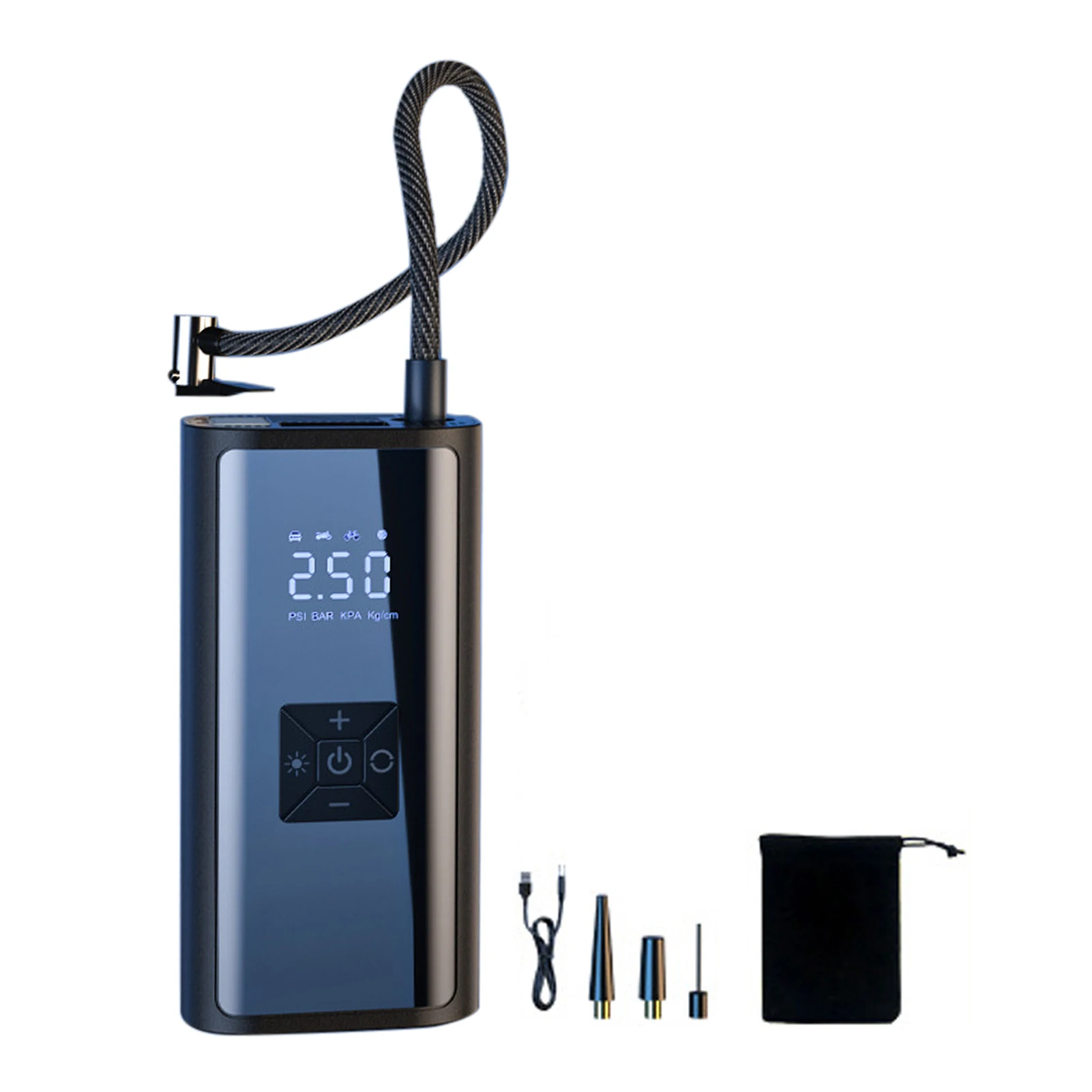 Portable-Air-Compressor-Fast-Air-Pump-Tire-Inflator-Pressure-Digital ...