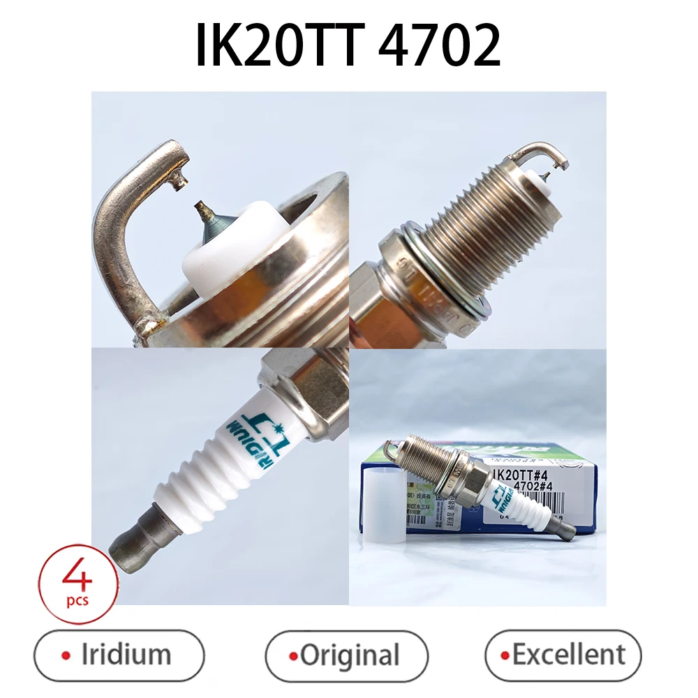 4pcs-Original-Double-Needle-Iridium-Spark-Plug-IK20TT-4702-Suitable-For-Some-Models-Of-Camry ...