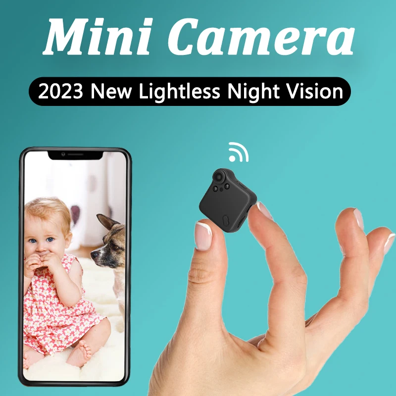 2023-New-Mini-IP-Camera-Smallest-Wireless-WiFi-Cam-HD-1080P-Remote ...