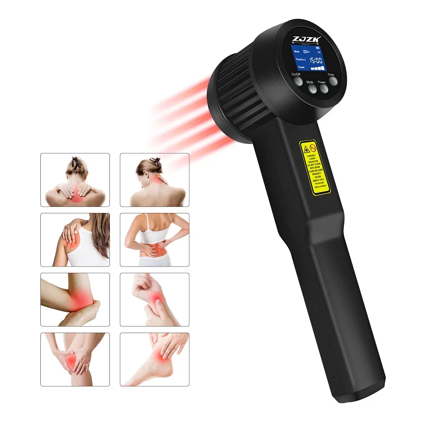 ZJZK-8W-25X808nm-LLLT-High-Power-Class-4-Physio-Laser-Handheld-Cold ...