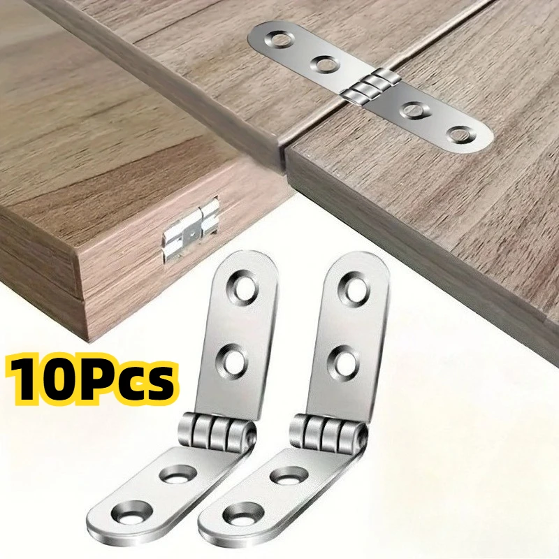 10Pcs Foldable Flush Hatch Hinges, Furniture Hinges for Multiple Tables ...