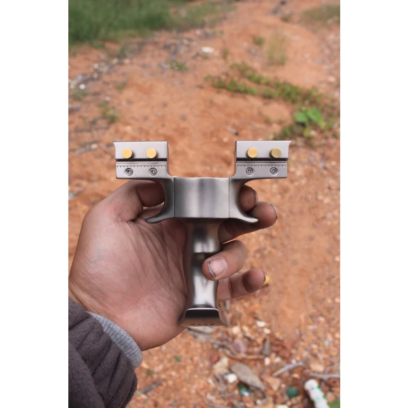 New-Hunting-Shooting-Titanium-Alloy-Slingshot-Outdoor-Shooting ...