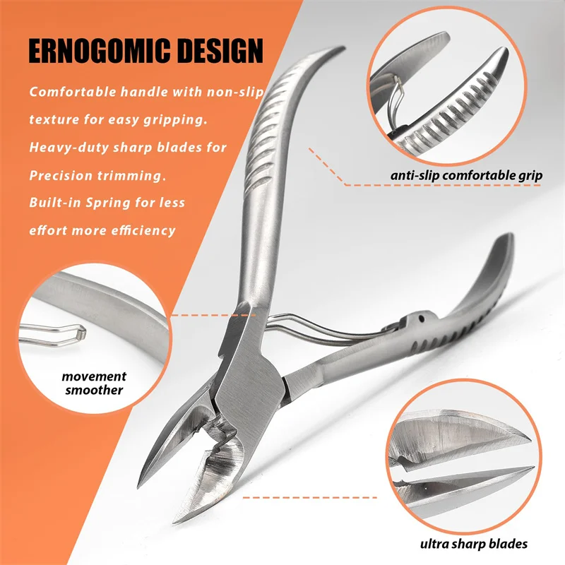 Cuticle-Nippers-Nail-Manicure-Cuticle-Scissors-Clippers-Trimmer-Dead ...