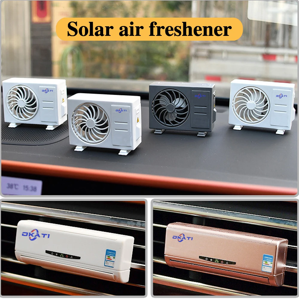 Solar-Car-Air-Freshener-Air-Conditioning-Model-Fragrance-Decor-Supplies ...
