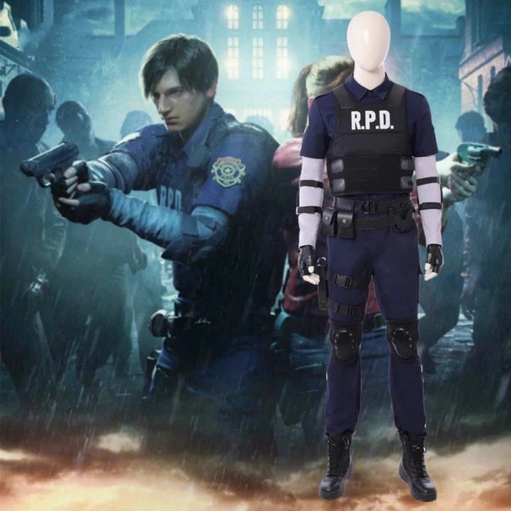 RE2-Leon-Cosplay-Costume-survival-horror-games-Halloween-costumes-Leon ...