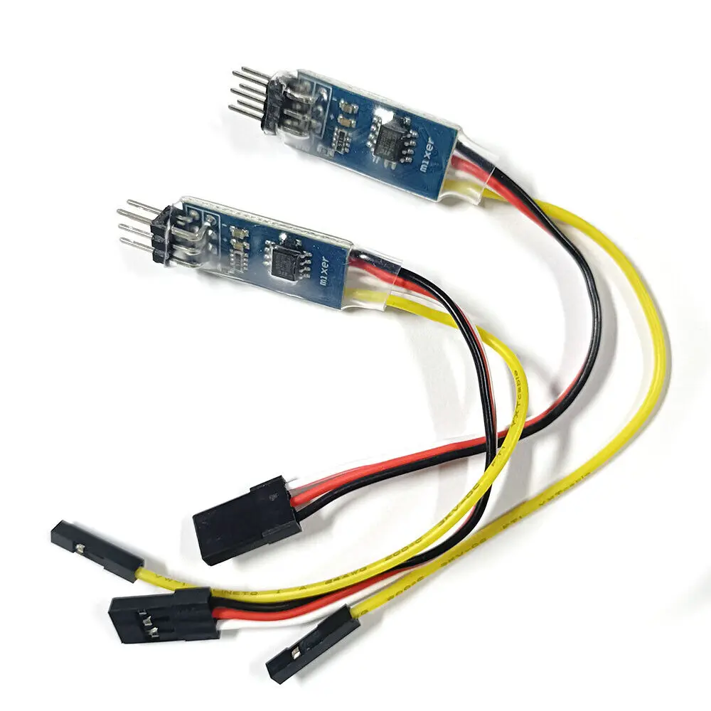 2Pcs-Hobbywing-V-Tail-Mixer-Double-Motor-Speed-Difference-Controller ...