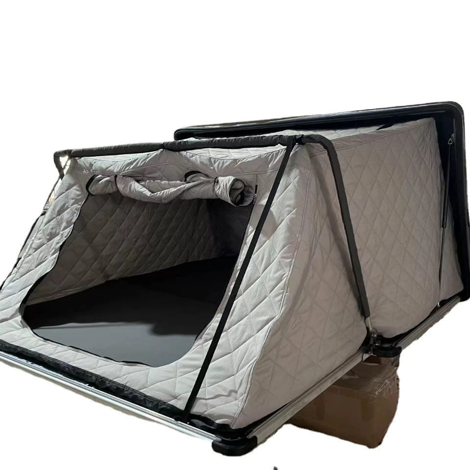 Triangular-aluminum-hard-shell-roof-tent-car-rooftop-tent-top-roof-tent ...