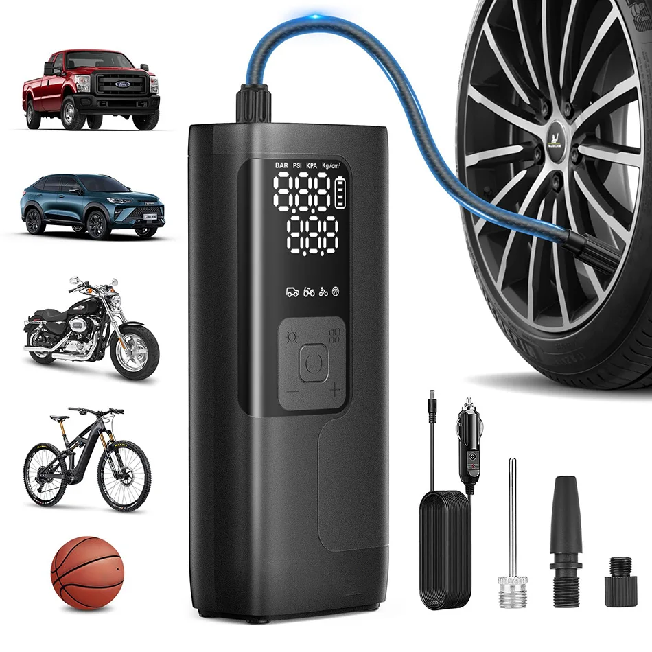 60L-min-Portable-Air-Pump-20000mAh-Car-tire-compressor-12V-portable-air ...