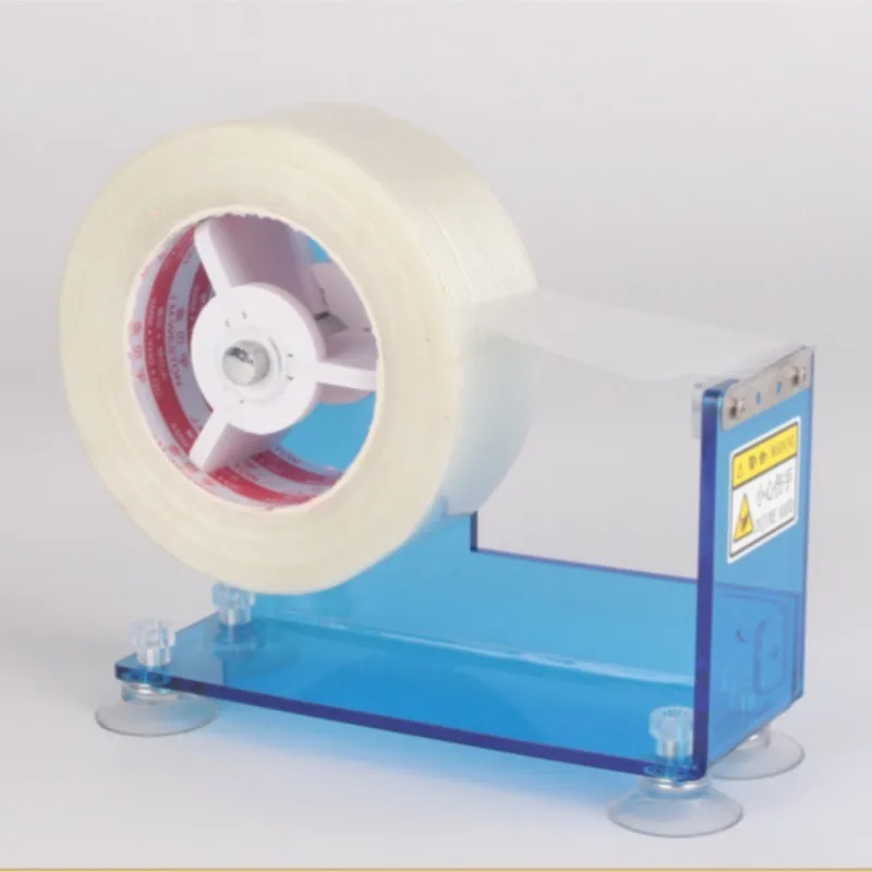 Desktop-transparent-adhesive-tape-cutter-large-roll-size-holder-tying ...