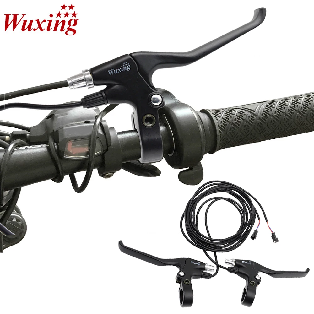 1 Pair Electric Bicycle WuXing Brake Lever Aluminum Alloy Power Off ...