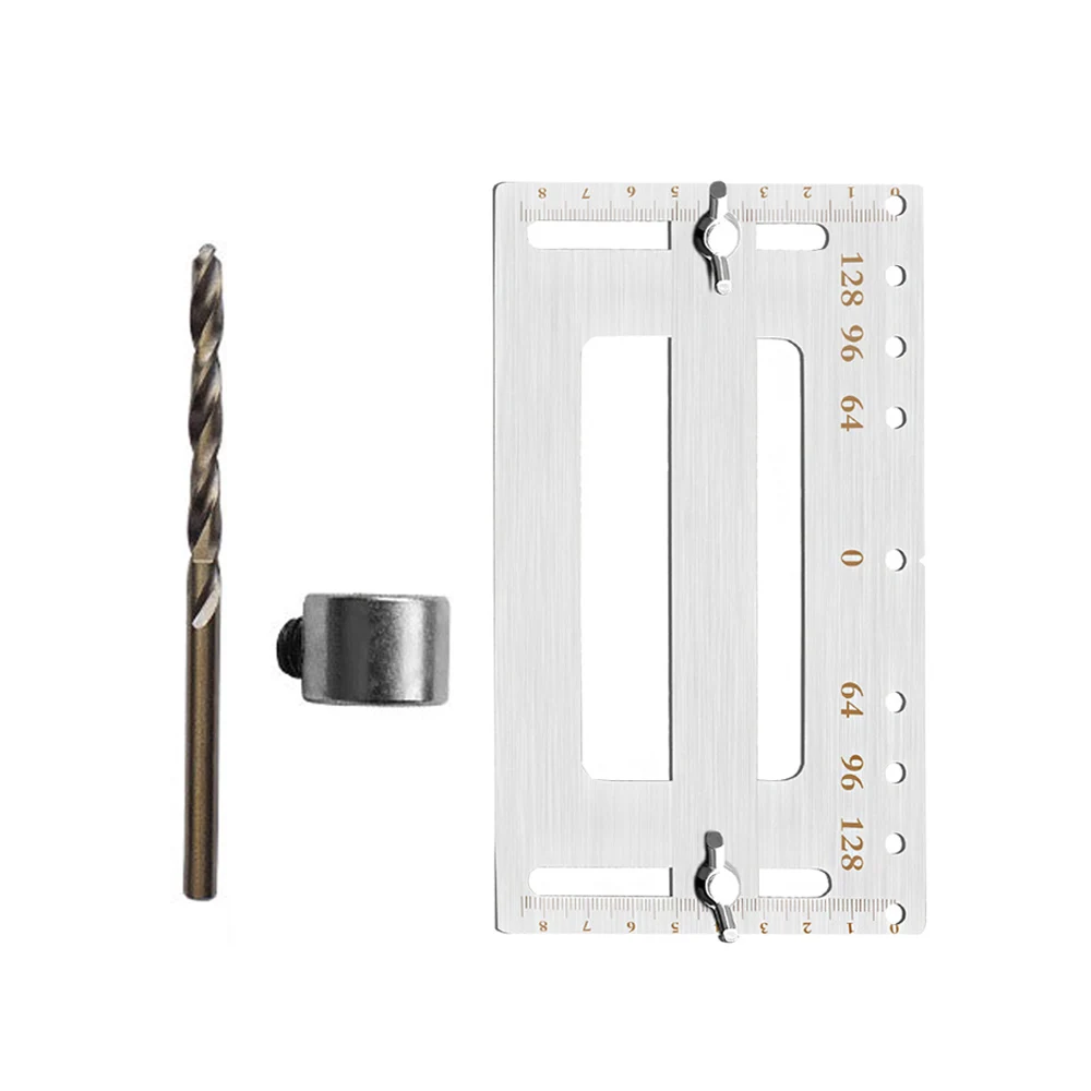 Cabinet Hardware Fixture Punch Locator Drill Stop Ring Measuring Tool ...