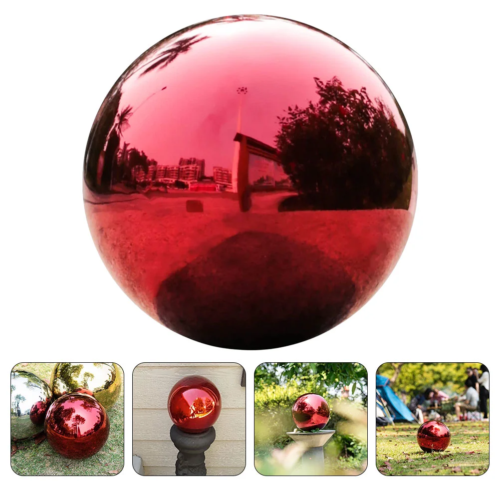Outdoor Garden Decor Reflective Ball Mirror Gazing Polished Globe ...