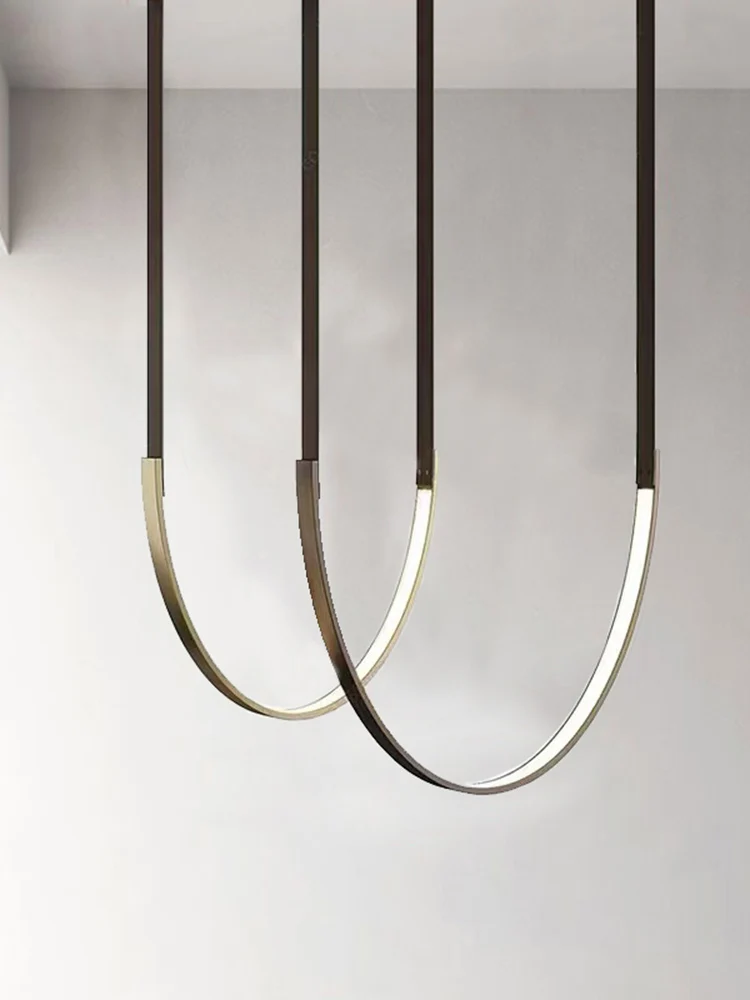 Minimalist-Designer-Shaped-Belt-Light-Creative-Alien-Restaurant-Light ...