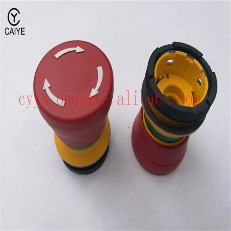 Plastic-Push-Button-Switch-Emergency-Stop-Switch-Key-A1-144-9129-For ...