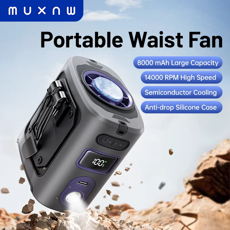 Stay Cool and Comfortable with the MUXNW Portable Waist Fan for No ...