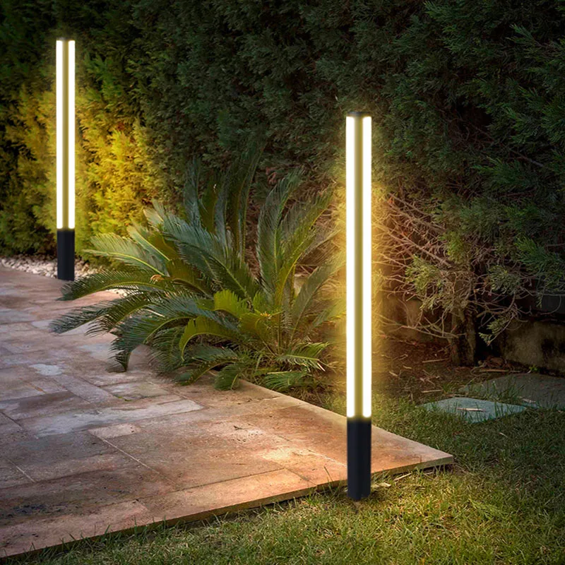 Imperme-vel-LED-Lawn-Light-Luminesc-ncia-Tri-drica-L-mpada-de-Rua-Villa ...