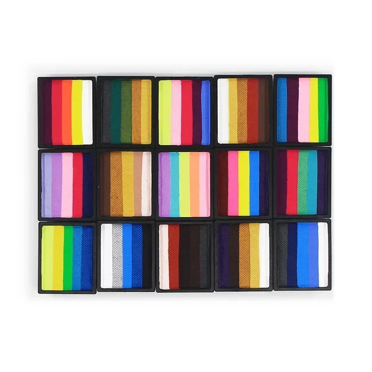 25g-Multicolor-Child-Body-Painting-Wholesale-Face-Paint-Palette-Party ...
