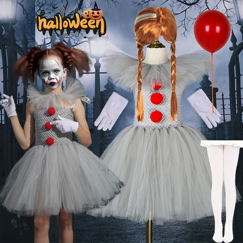 Halloween-Costumes-Children-Clown-Tutu-Dress-Halloween-Girls-Clown ...