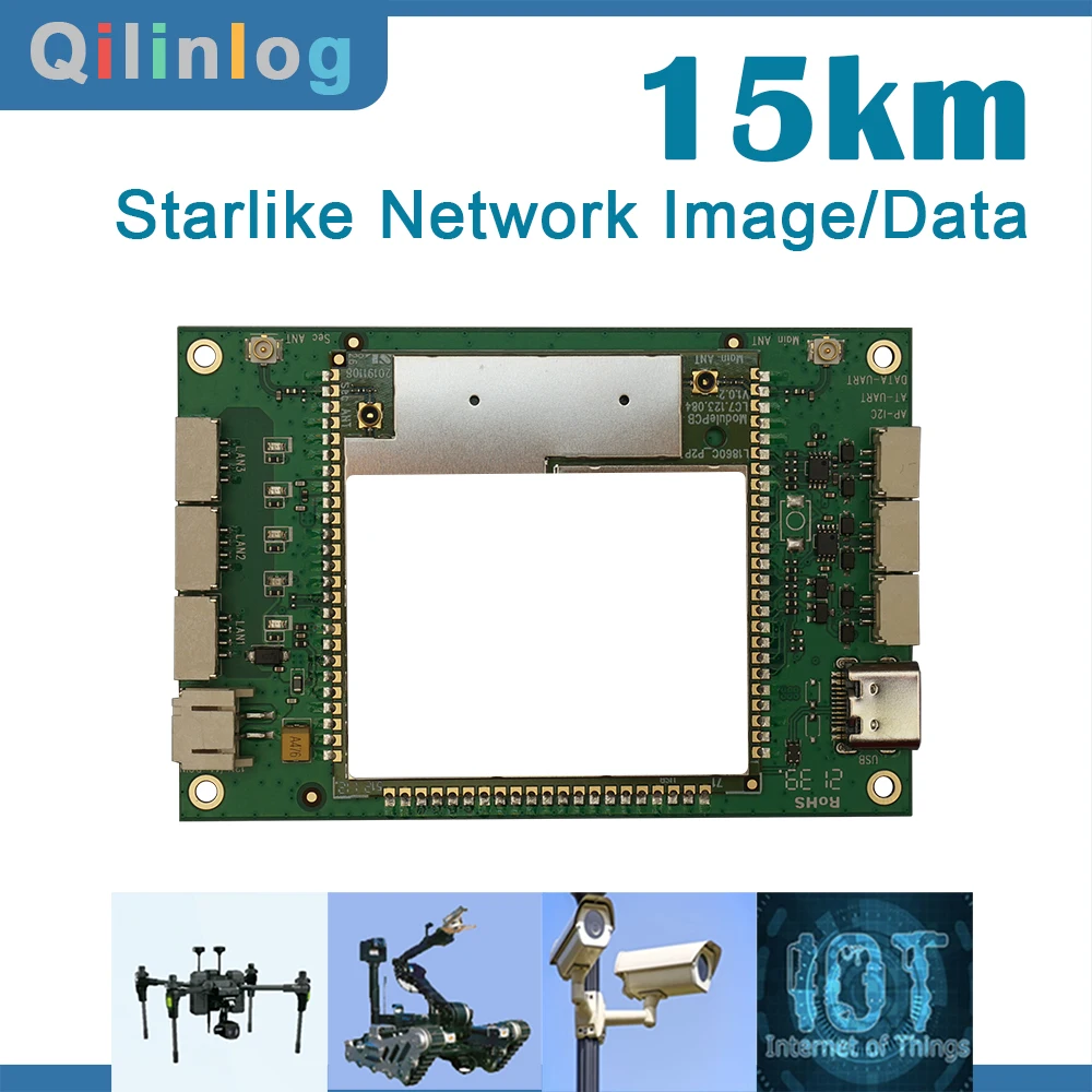 10KM Long Range Starlike Network Image/Data Transmission Modules ...