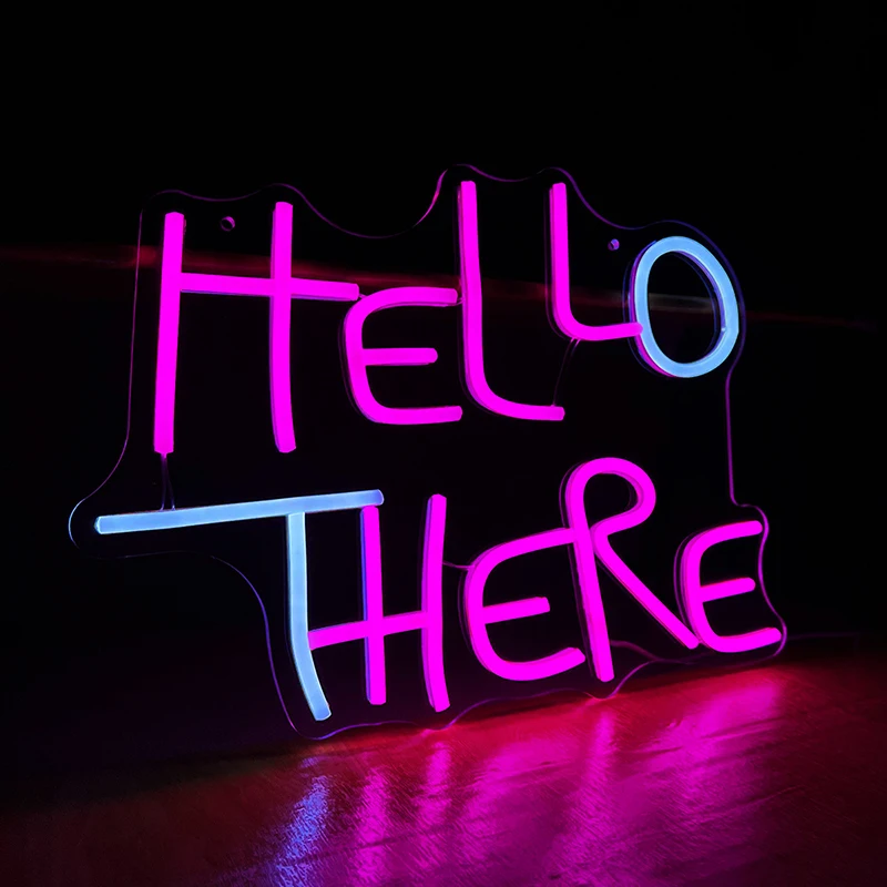 Welcome Sign Neon