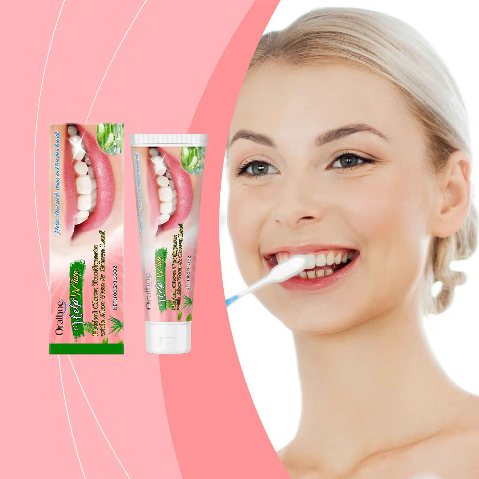 Fresh Mouth Toothpaste Adsorb Bad Breath Whitening Stain Removing Deep ...