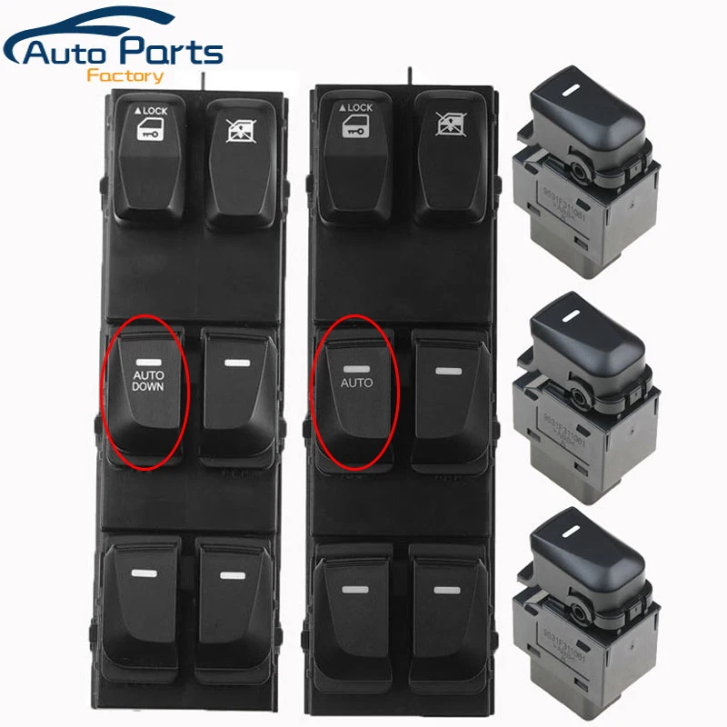 Front-Left-Power-Window-Switch-For-Hyundai-Tucson-2010-2015-93571-2S050 ...