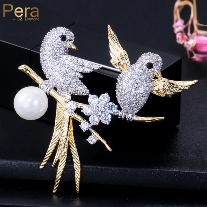 Pera-Fashion-Women-Costume-Jewelry-Animal-Design-Shiny-Cubic-Zirconia ...