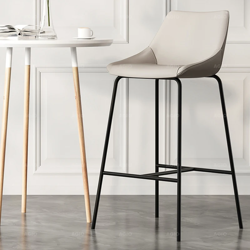 Luxury-Accent-Bar-Stool-Reception-Nordic-Designer-Metal-Kitchen-Counter ...