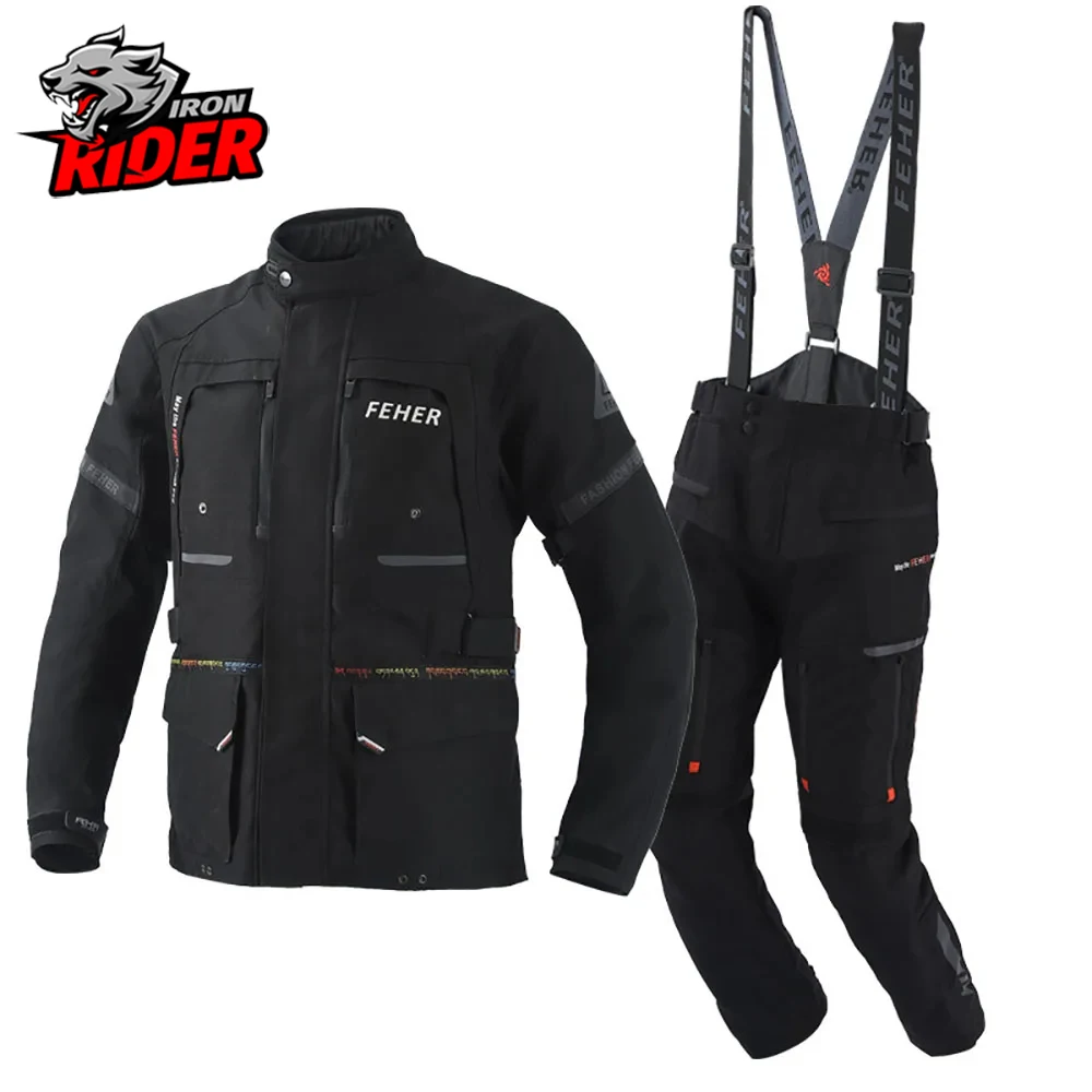Chaqueta-de-motocicleta-para-hombre-y-mujer-traje-profesional-de-Moto ...