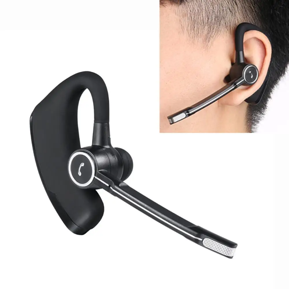 V8S Bluetooth Headphones Business Headset Hanging Wireless Earphones Stereo With Voice ...