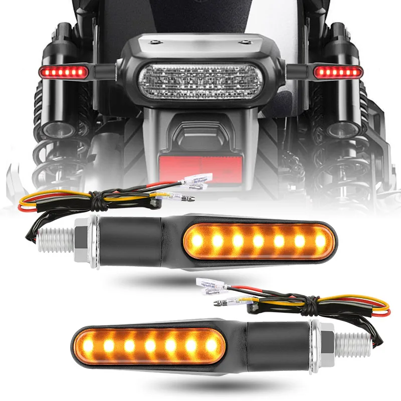 M8-Motorcycle-LED-Turn-Signal-Lights-Flowing-Water-Amber-Light-DRL ...