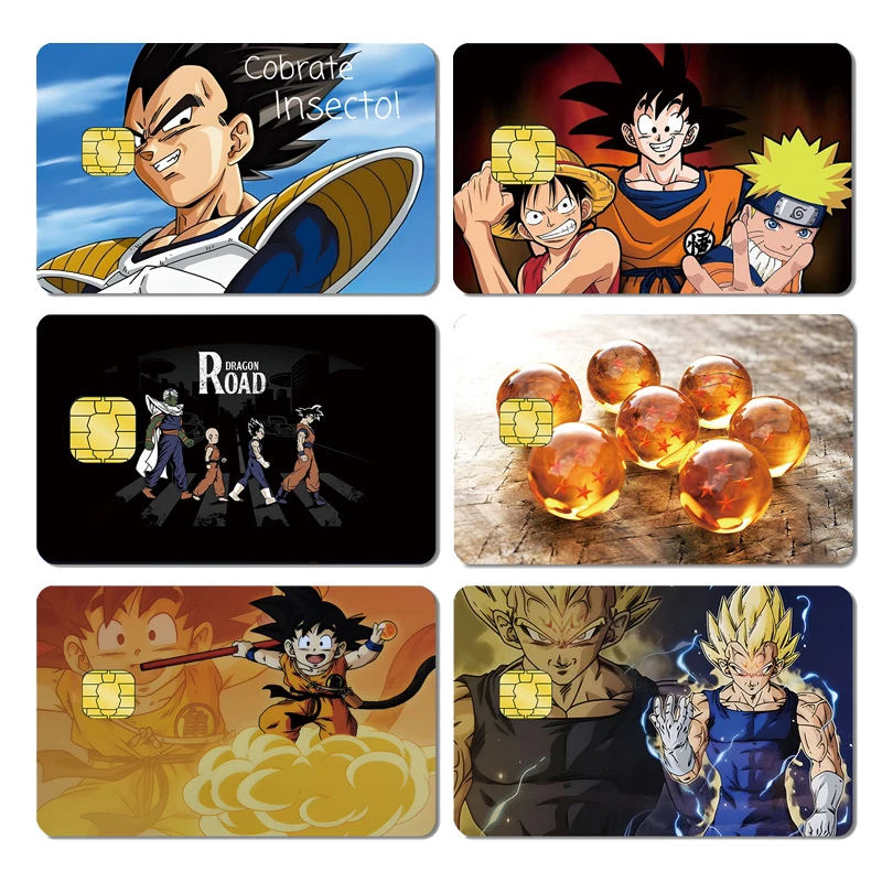 Anime-Dragon-Ball-Z-Goku-Vegeta-Waterproof-Bank-Credit-Cards-Bus-Pass ...
