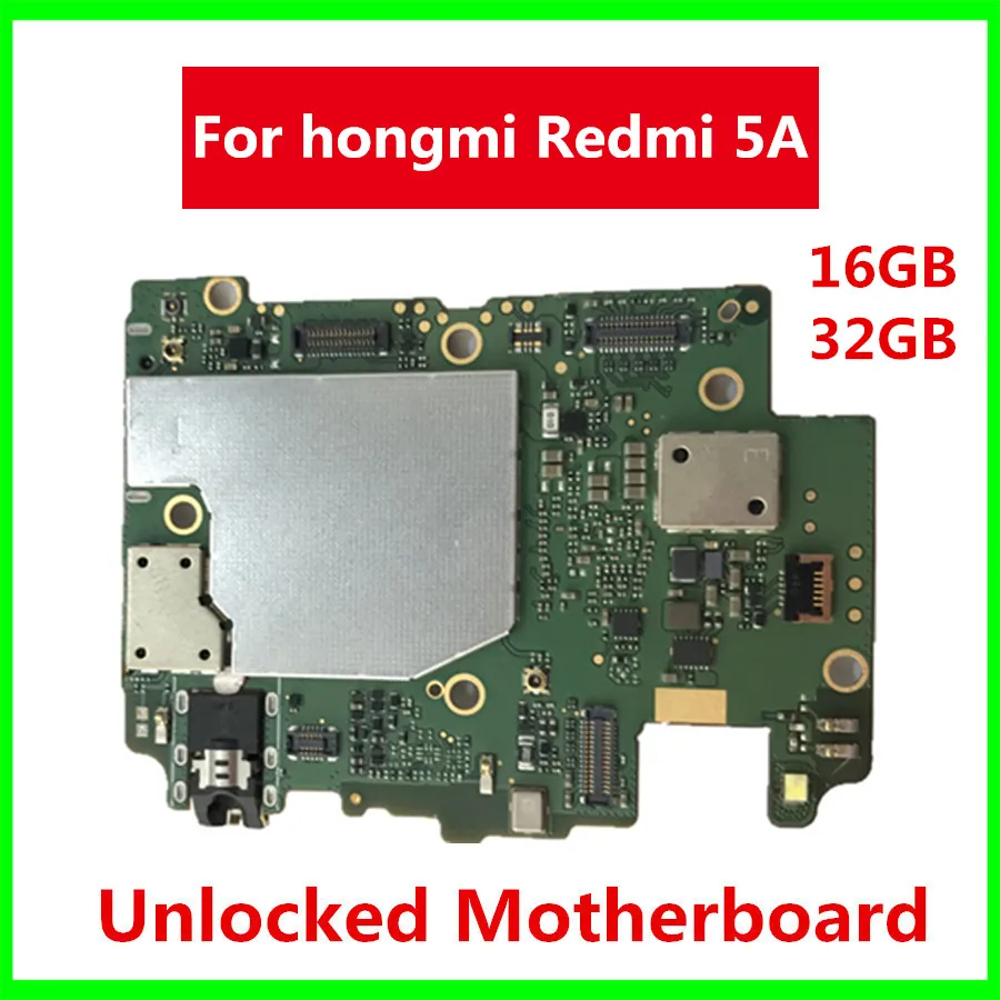 Original Unlocked Motherboard For Redmi 5A 16gb 32gb 100% Tested Logic ...