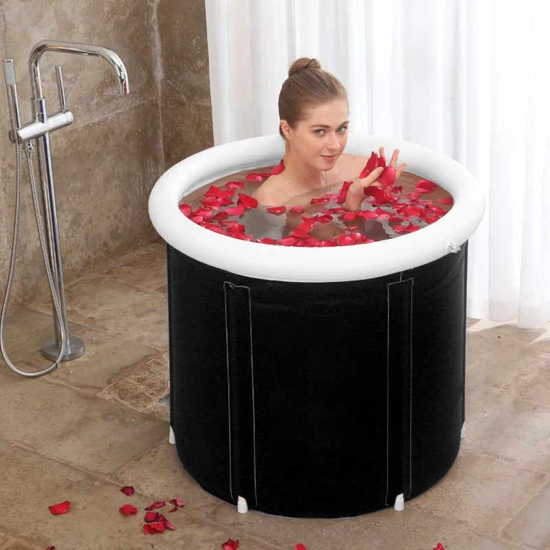 Portable-Bathtub-Foldable-Soaking-Bath-Tub-Eco-friendly-Adult-Bathroom ...