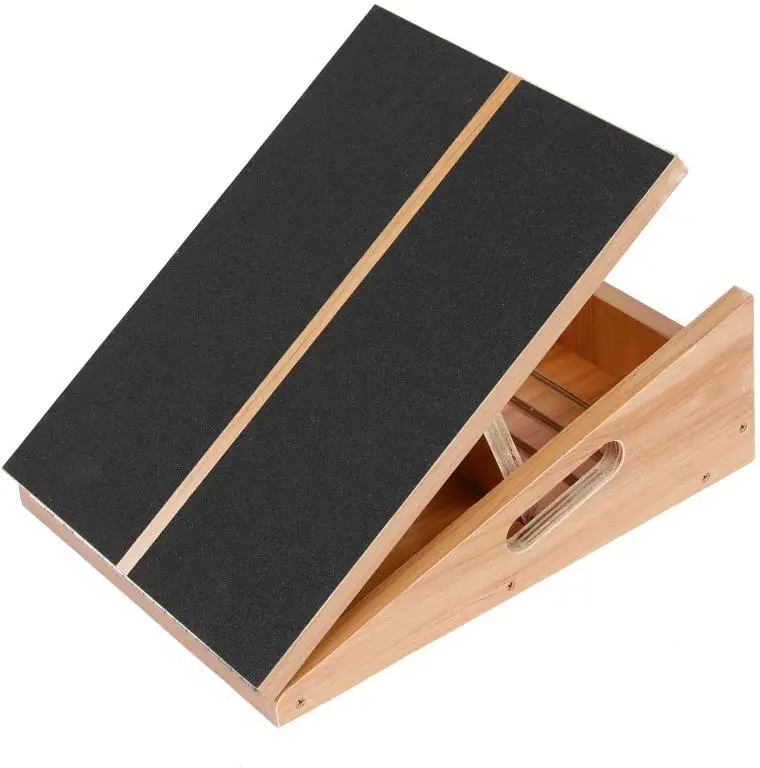 Professional Wooden Slant Board, Adjustable Incline Board Calf Ankle ...