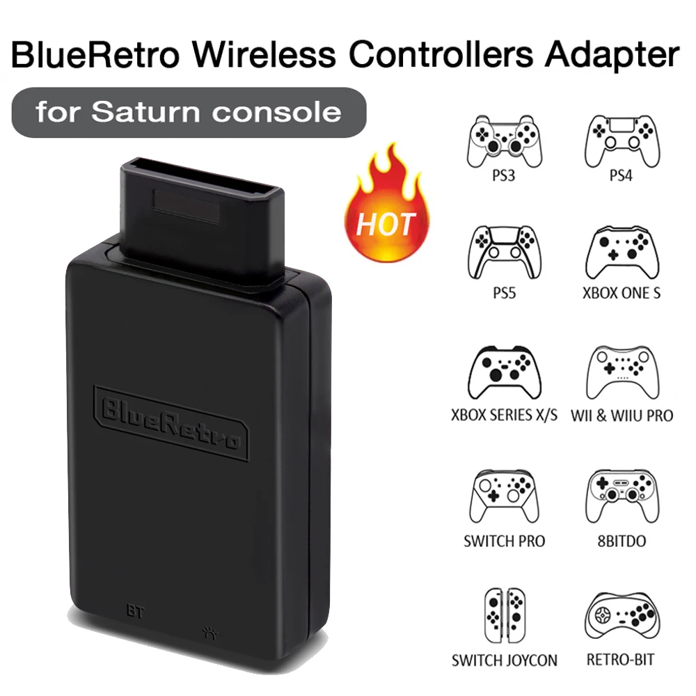 BlueRetro Wireless Controller Converter for Satrun Console Accessories ...