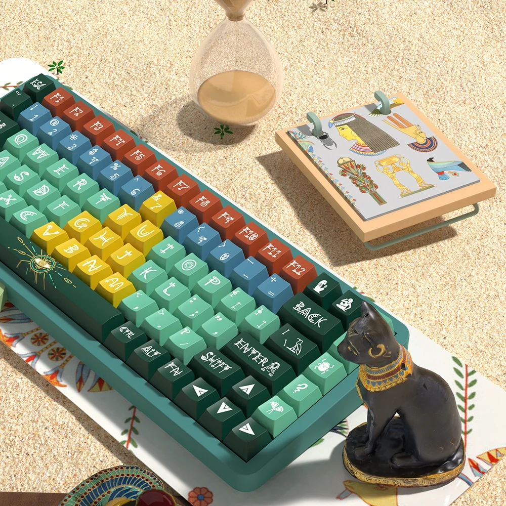 Pyramid-Original-Theme-Keycaps-Cherry-Profile-138-158keys-Five-sided ...