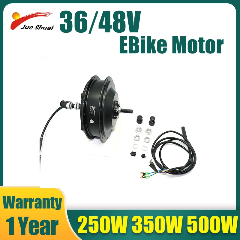 EBike-Motor-36V-48V-250W-350W-500W-Front-Rear-Brushless-Hub-Motor ...