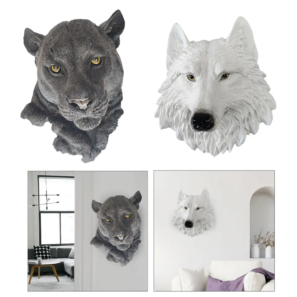 3d Animal Head Wall Art