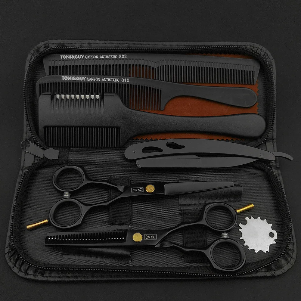 VP Professional Hairdressing Scissors Barber Set 5.5 6.0 Hairdresser Hair Beauty Scissors Set Cutting Hair Thinning Salon Tools AliExpress 66