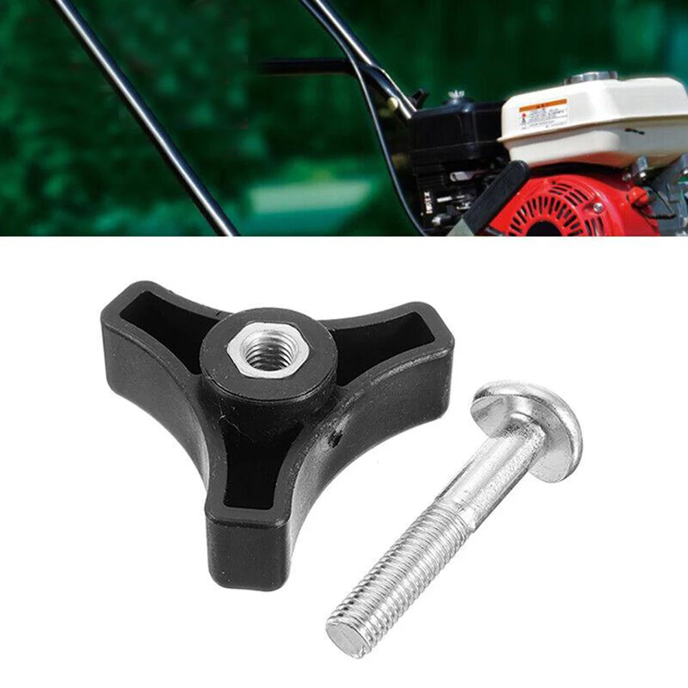 1-Set-Triangle-Handle-Knob-Nut-Screw-Bolt-Fits-For-Honda-Hayter-Lawn ...