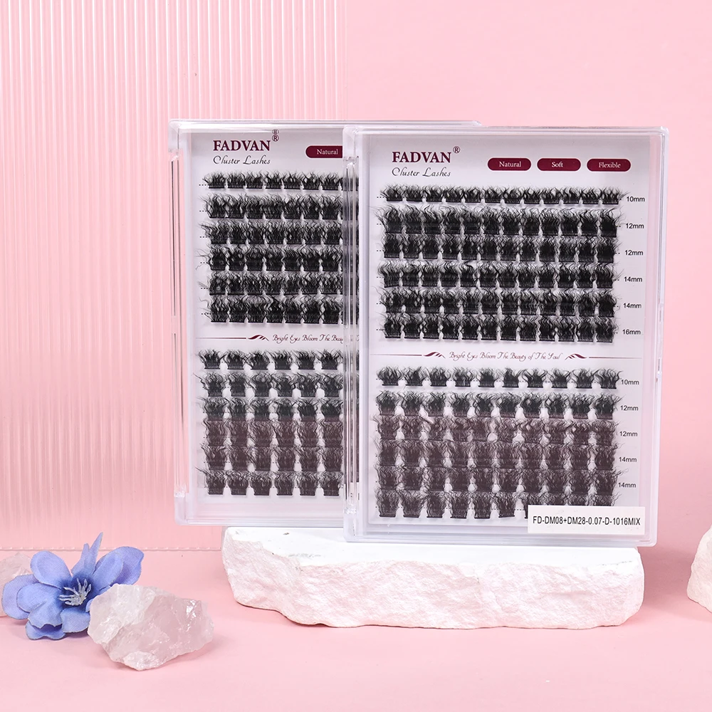 Wool-Curl-lashes-Fadvan-DIY-Cluster-Lashes-Natural-Eyelash-extension ...