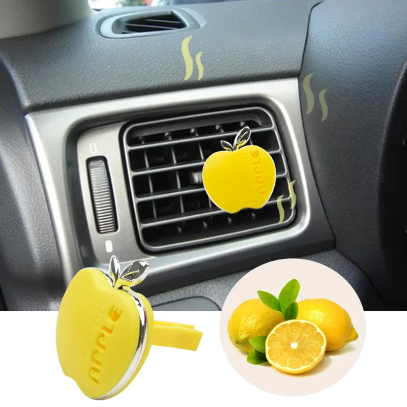 Car-Air-Freshener-Fragrance-Apple-Shape-Air-Vent-Perfume-Fragrance-Car ...